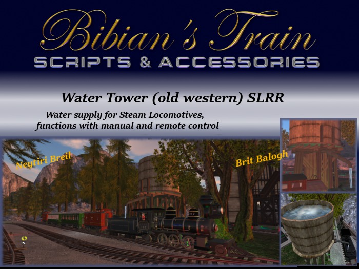 Second Life Marketplace - Water Tower wood (old western)