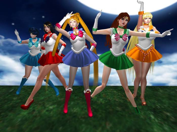 Second Life Marketplace Sailormoon Crystal Moonlight Densetsu Pose 6410