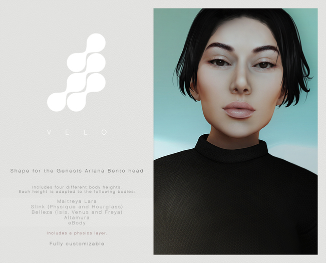 Second Life Marketplace - -- Genesis Ariana Bento Shape by VELO