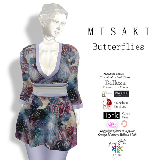 Second Life Marketplace - Prism Misaki Kimono by Jezzixa Cazalet in ...