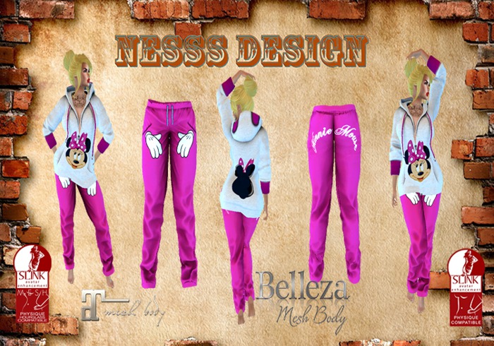 Second Life Marketplace - SWEAT SUIT MINI MOUSE
