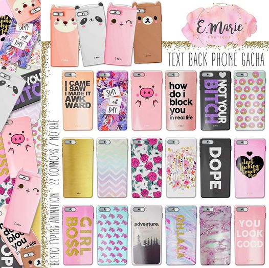 Second Life Marketplace - e.marie // Text Back Phone - OHLALA
