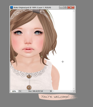 Second Life Marketplace - {LPP} Baby Girl *Skin Creator Package* PSD