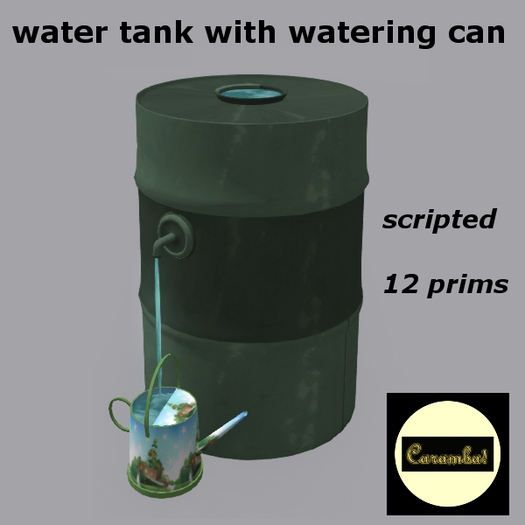 Second Life Marketplace - Water tank pvc with watering can Sunflower ...