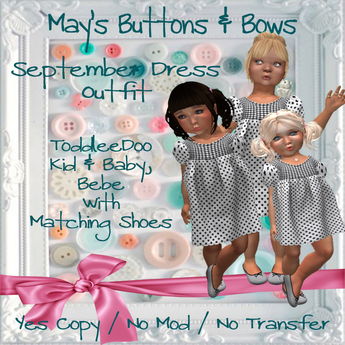 Second Life Marketplace - MBB * September Dress Outfit (K,B&Bebe)