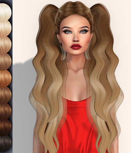 Second Life Marketplace - DAE FILES - Hiyana Mesh Hair Full Perm
