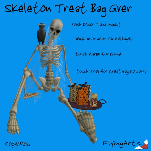 Second Life Marketplace - !FA! Skeleton Treat Bag Giver Second Life Marketplace - !FA! Skeleton Treat Bag Giver