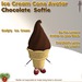Second Life Marketplace - Ice Cream Cone Avatar: Chocolate Softie
