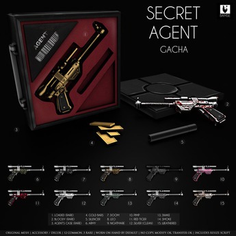 Second Life Marketplace - 4. :BAMSE: Secret Agent - Gold Bars