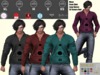 Second Life Marketplace - Mens Sean Shirt Long Sleeve 10 Texture Hud