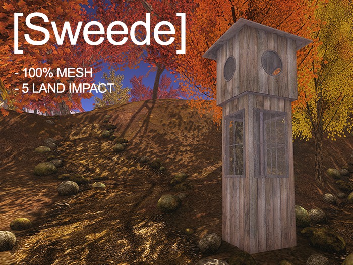 Second Life Marketplace - RETIRED ITEM[Sweede] Old Guardhouse 100% Mesh