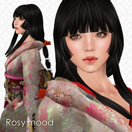 Second Life Marketplace - Rosy mood MESH hair / Suberakashi Fu / Black
