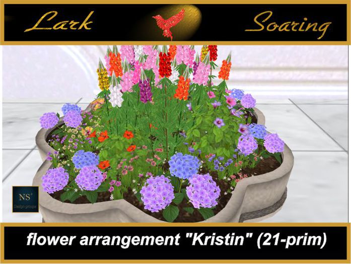 Second Life Marketplace - flower arrangement "Kristin"