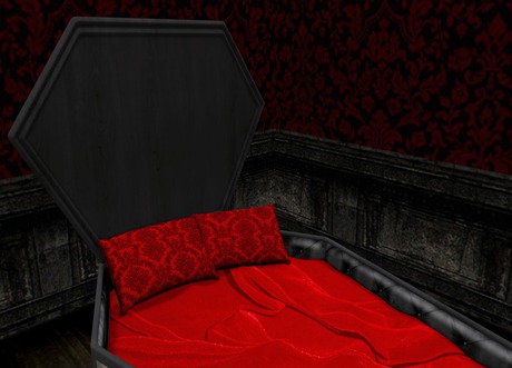 Second Life Marketplace - FA - Vampire Bed *Halloween Promo*