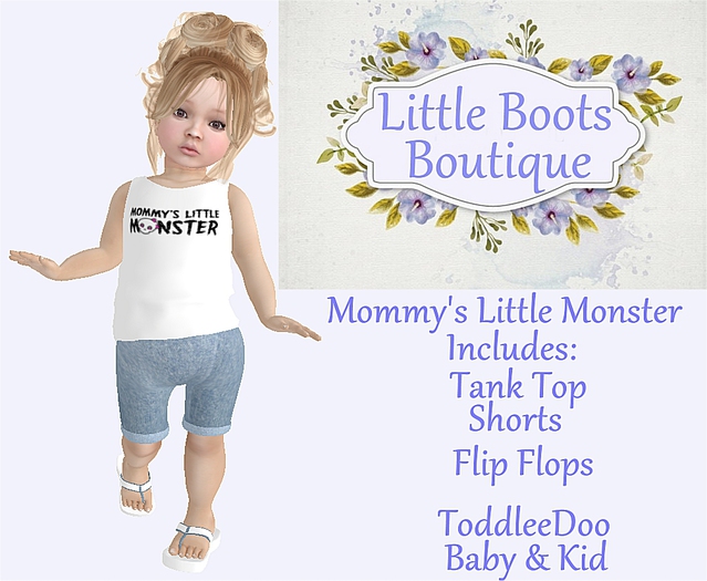 Second Life Marketplace - LBB Mommy's Little Monster Short Set TD
