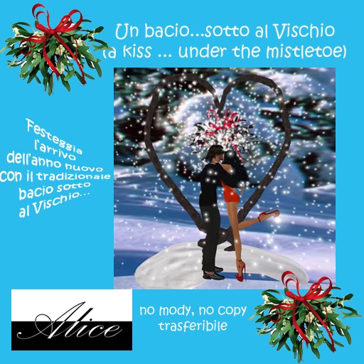 Second Life Marketplace - un bacio sotto al vischio