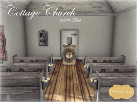 Second Life Marketplace - {OBD} COTTAGE CHURCH