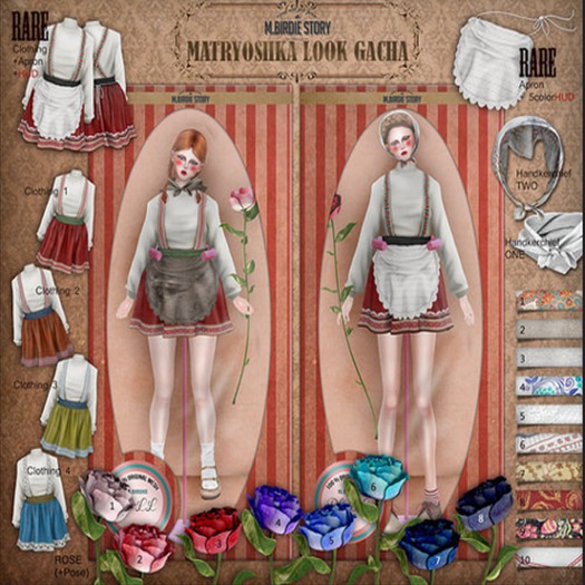 Second Life Marketplace - *_M.birdie Story_* Matryoshka look rose8
