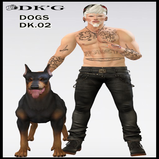 Second Life Marketplace - DK'G Animated Pose Dogs Male Dk.02