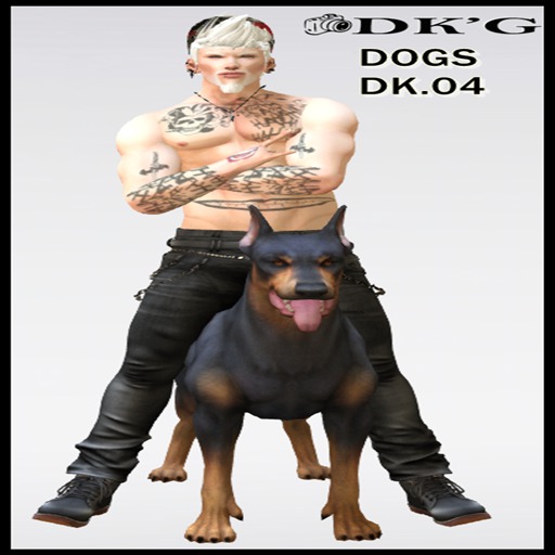 Second Life Marketplace - DK'G Animated Pose Dogs Male Dk.04