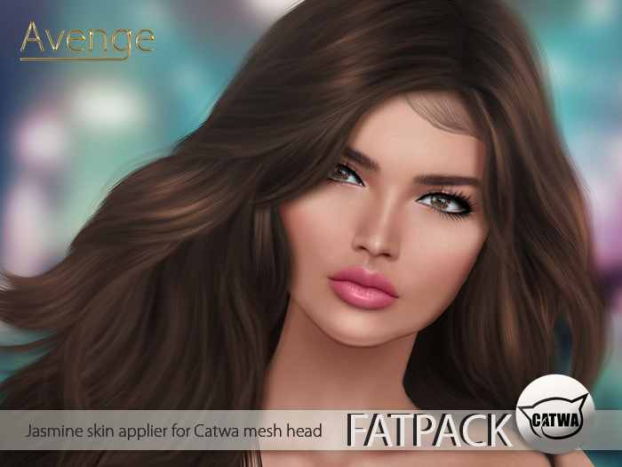 Second Life Marketplace - [Avenge] Jasmine skin applier for Catwa - fatpack