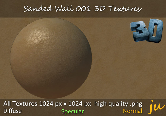 Second Life Marketplace - JU Sanded Wall 001 3D Textures Full Perm