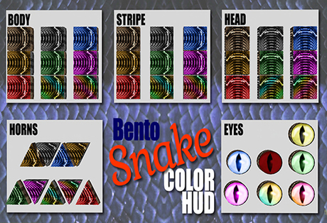 Second Life Marketplace - [Bento] Paisleys Pet Snake - Male (bento)