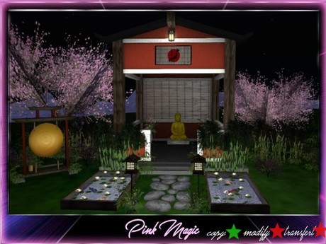 Second Life Marketplace - Pink Magic : Japanese Temple