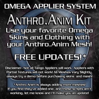 Second Life Marketplace - Omega System Kit - Anthro Anim