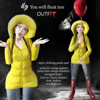 Second Life Marketplace - LEGENDAIRE YOU WILL FLOAT TOO