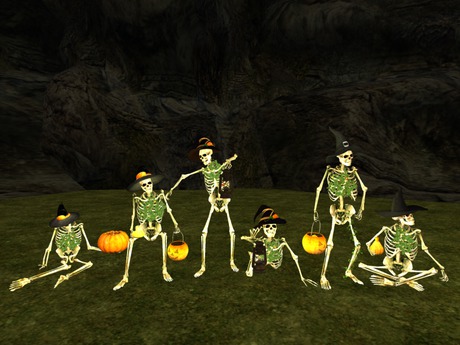 Second Life Marketplace - MSD - Halloween - Skeleton Lantern Gang - Set ...