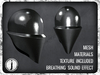 Second Life Marketplace - Tintable Visorless Sci-Fi Helmet