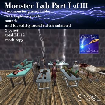 Second Life Marketplace - Monster Lab Part I Crate
