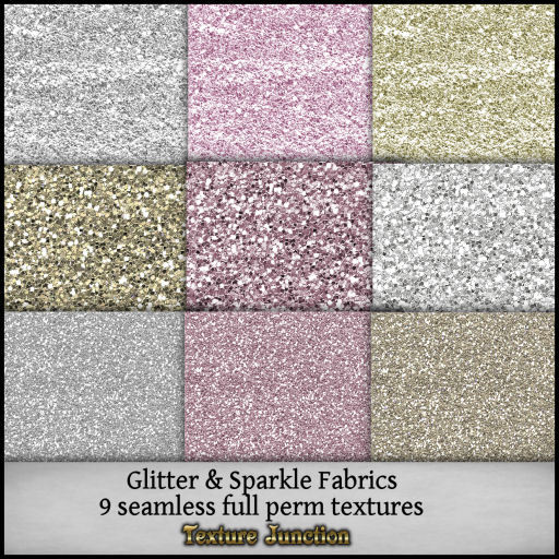 Second Life Marketplace - ~TJ~ Glitter & Sparkle Fabrics Textures