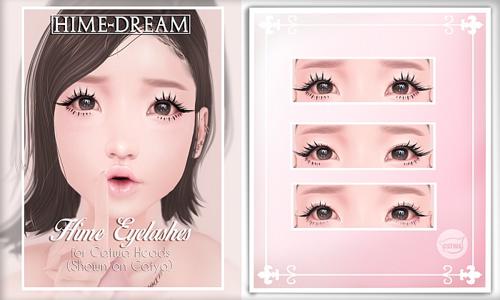 Second Life Marketplace {hime Dream} Hime Lashes Catwa Appliers