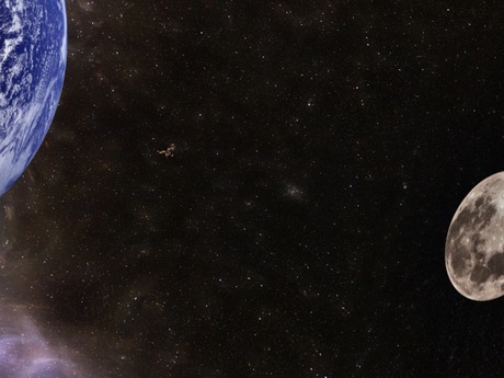 Second Life Marketplace - SPACE Mesh 1 Prim Skybox Earth Moon seamless ...