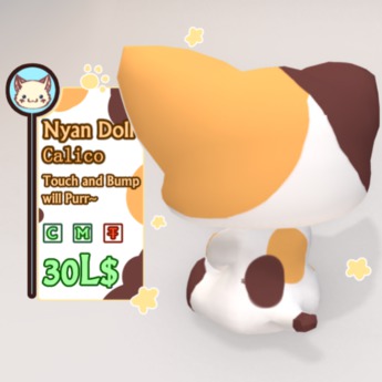 Second Life Marketplace - Nyan Doll -Calico- *Touch or Bump will purr*