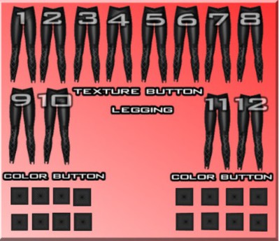 Second Life Marketplace - Mesh Woman Leggings with texture hud