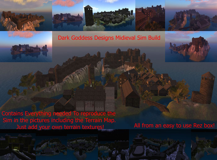 Second Life Marketplace - (DGD) Medieval Sim Build Complete