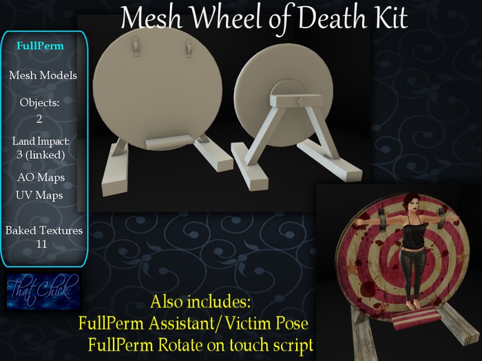 Second Life Marketplace - ~tc~ Mesh Wheel of Death FullPerm Kit