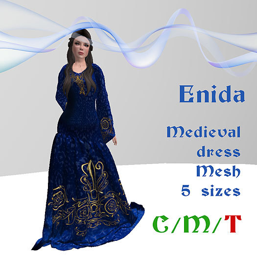Second Life Marketplace - Medieval dress - Enida