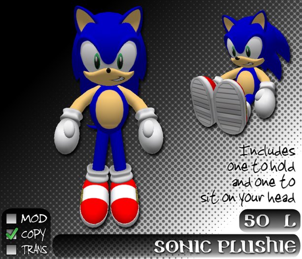Second Life Marketplace - Sonic Plushie