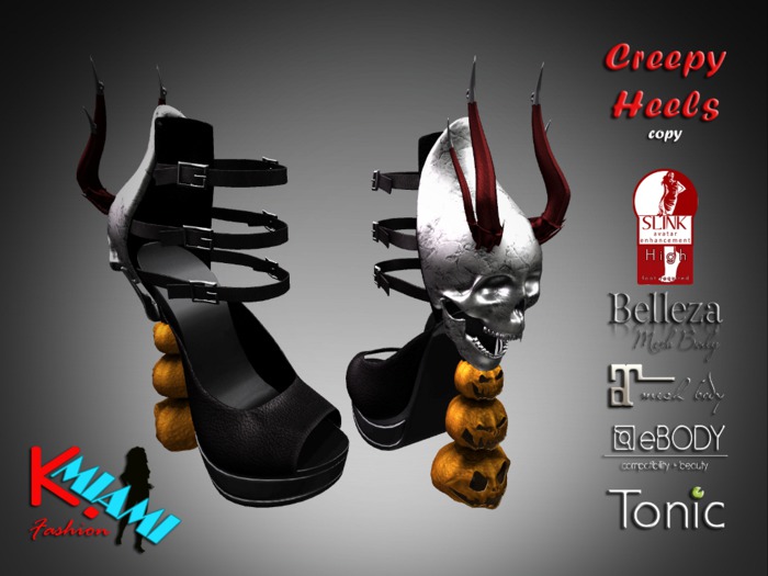 Second Life Marketplace - KMF Creepy Heels Halloween