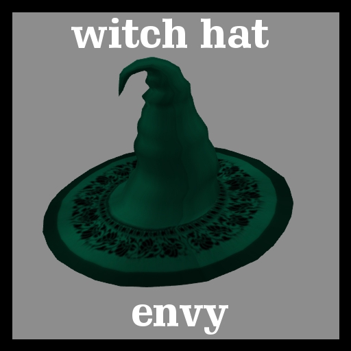 Second Life Marketplace - Witch hat - envy