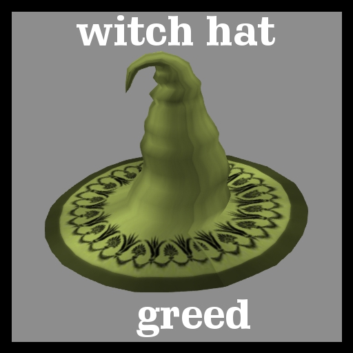 Second Life Marketplace - Witch hat - greed