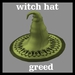 Second Life Marketplace - Witch hat - greed