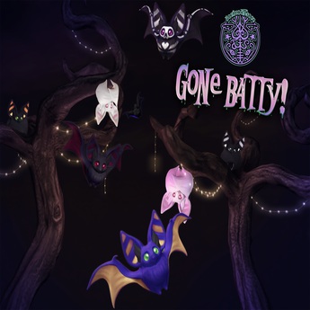 Second Life Marketplace - darkendStare. gone batty [skelly vamp] fly ...