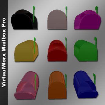 Second Life Marketplace - VirtualWorx Mailbox Pro (Mail Box, Notecard ...