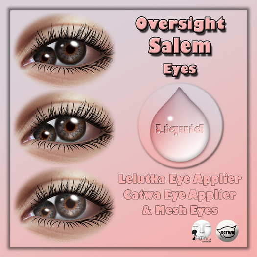 Second Life Marketplace - Liquid ~ Oversight Eyes ~ Salem