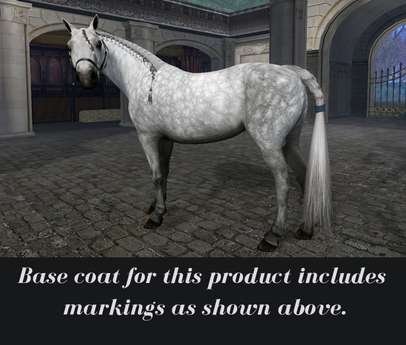 Second Life Marketplace - The Painted Pony ~ Dapple Gray - Medium coat ...